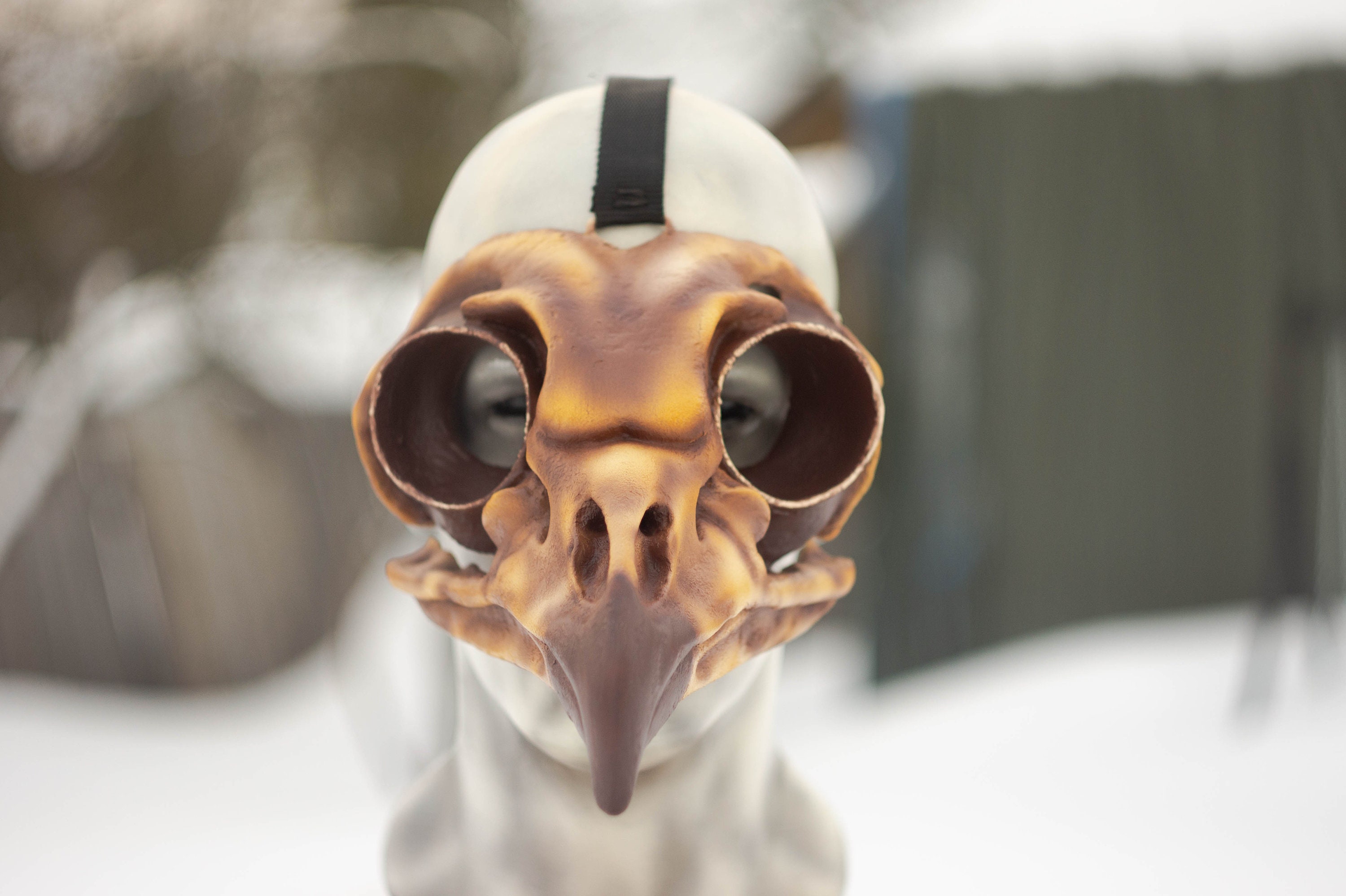 Owl Skull Mask Full Face Lightweight 3d Printed Horror Mask - Etsy