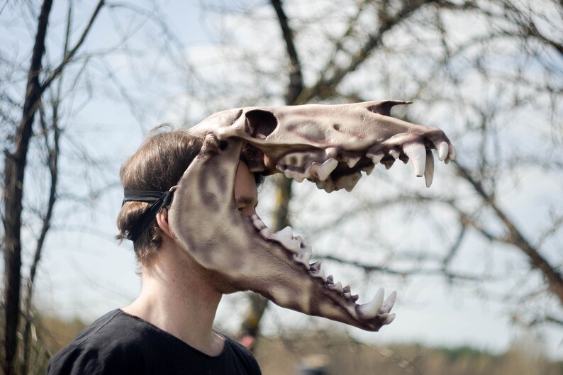 Wendigo Big Head Mask, Wendigo Mask Realistic Face Mask, Horror Mask ...