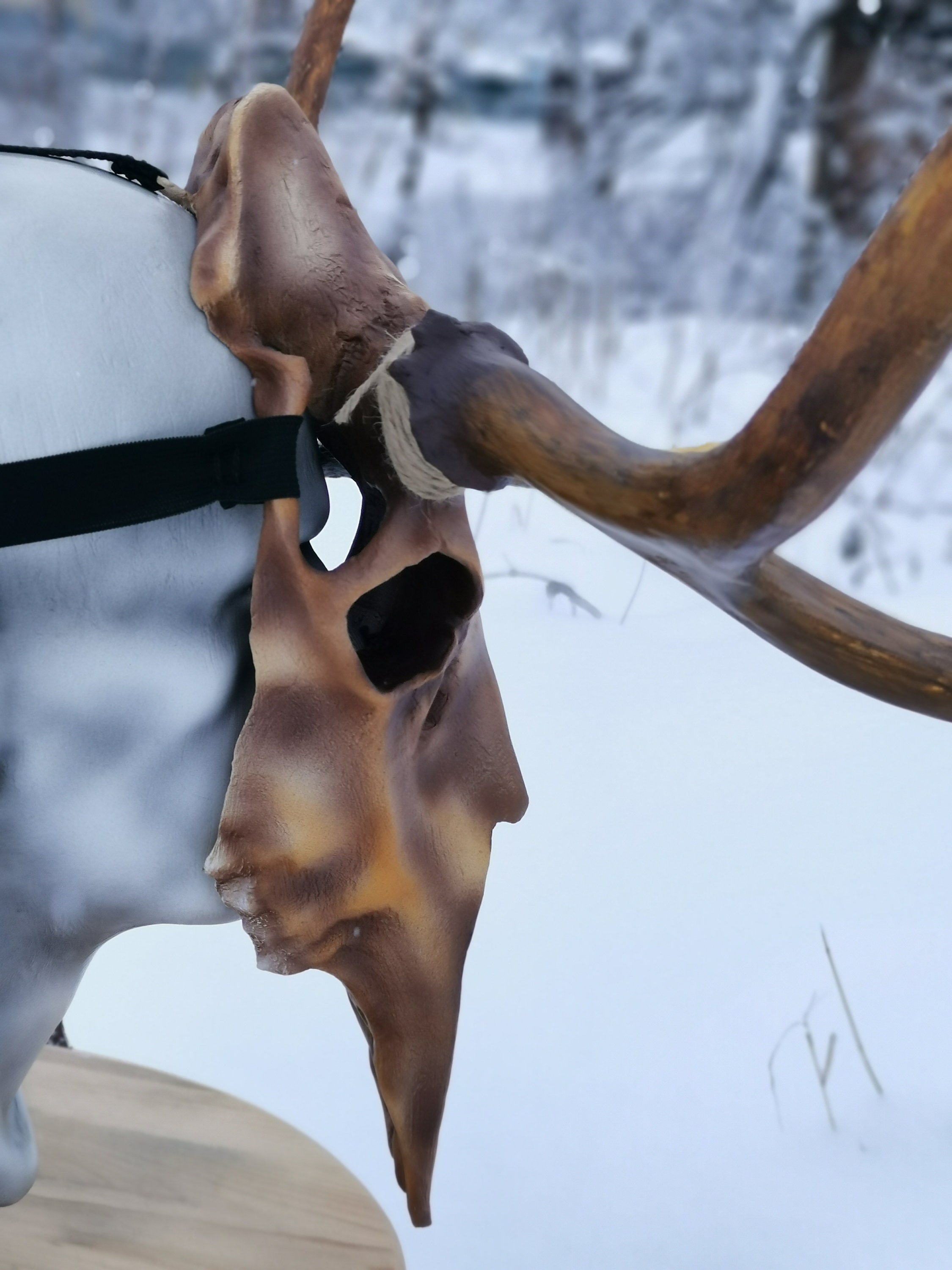 Deer Skull Mask, Antler Mask, Realistic Skull Mask, Tribal Headpiece ...