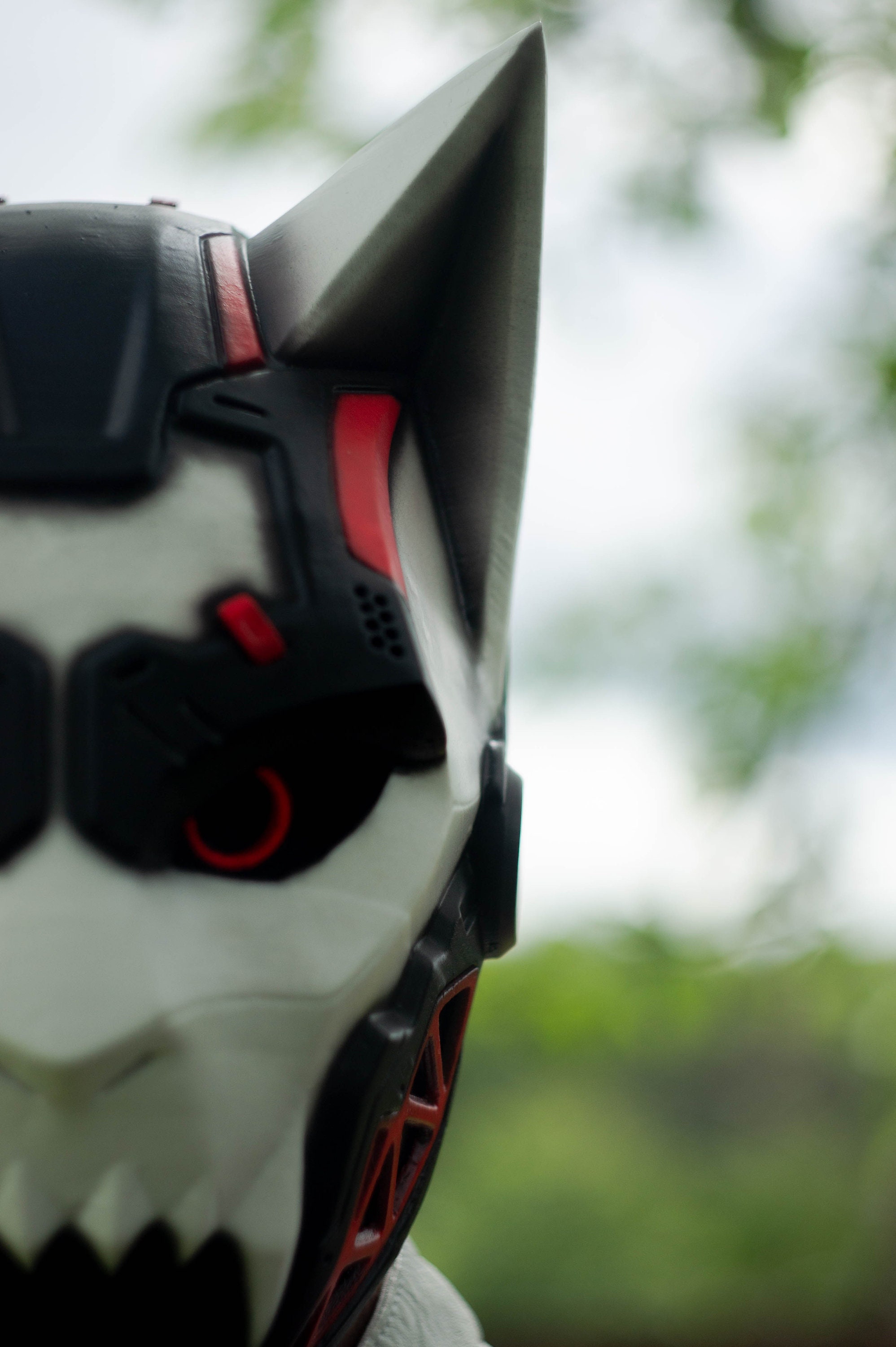 Cyber Cat Mask, Cybercat Mask, Cosplay Sci-fi Mask, Cyberpunk Mask for ...