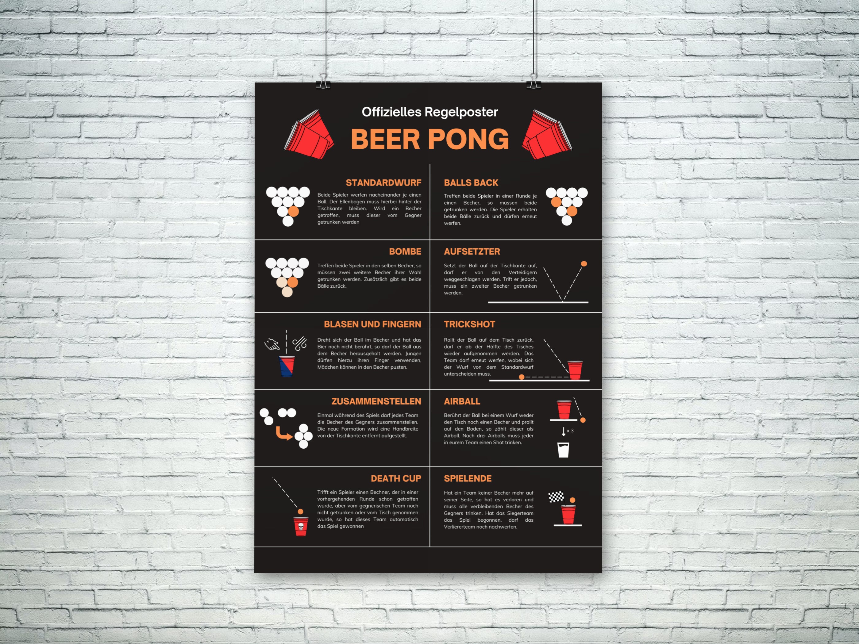 Beer Pong Tournament Rules
