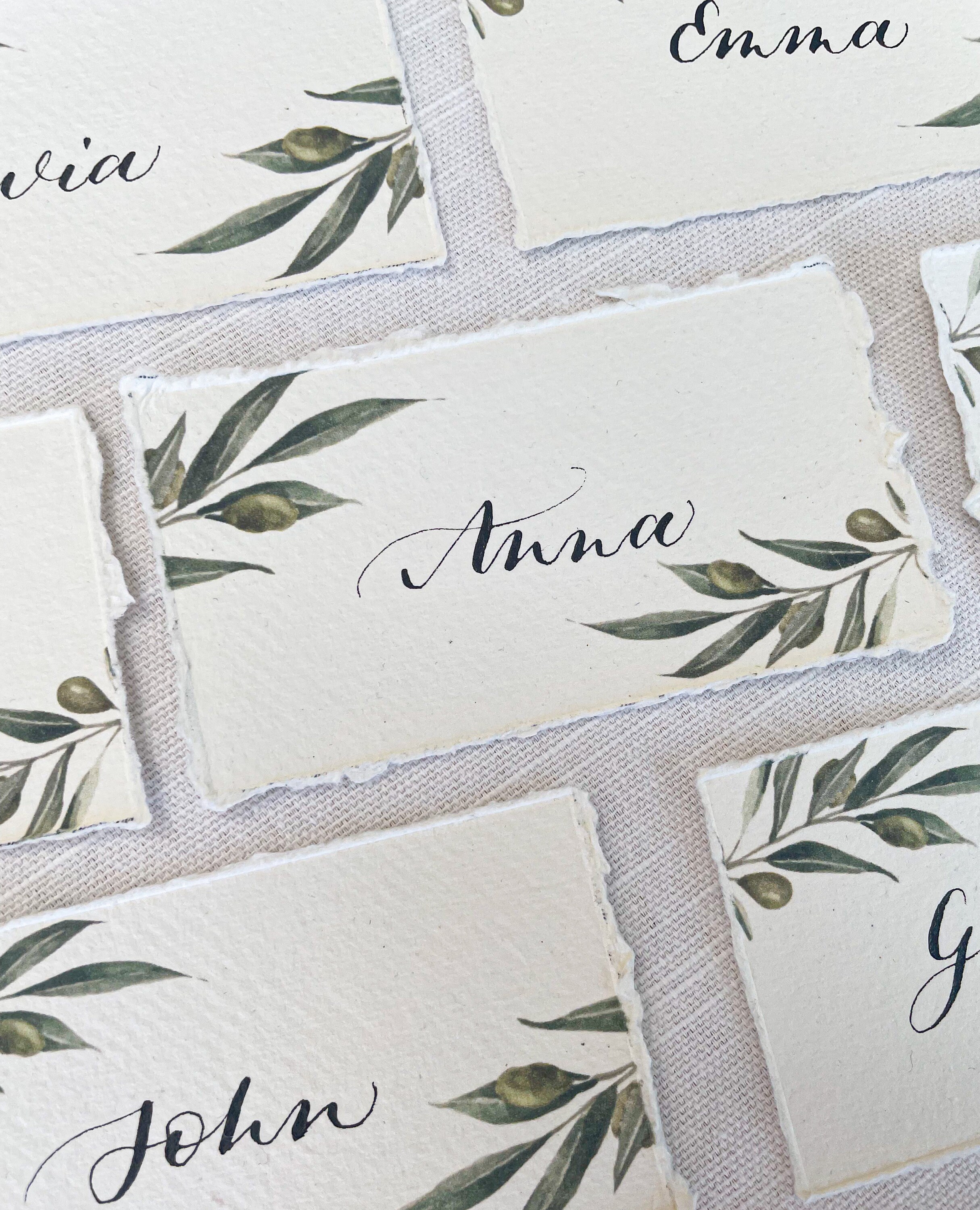 Olive Table Numbers / Olive Branch Numbers / Wedding Table Numbers ...