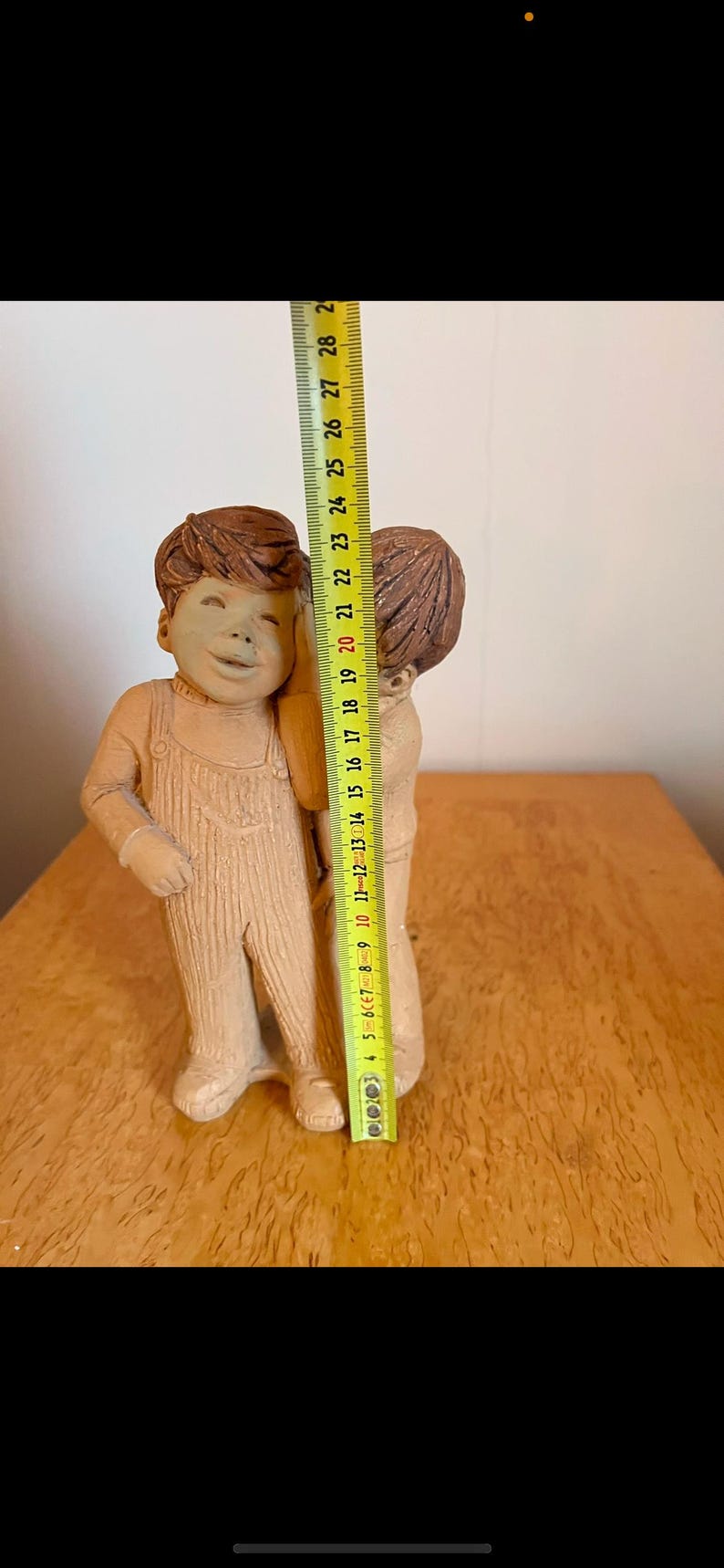 Ceramic Sculpture 1970's Lee Bortin Whisper Secret Children Statue ...