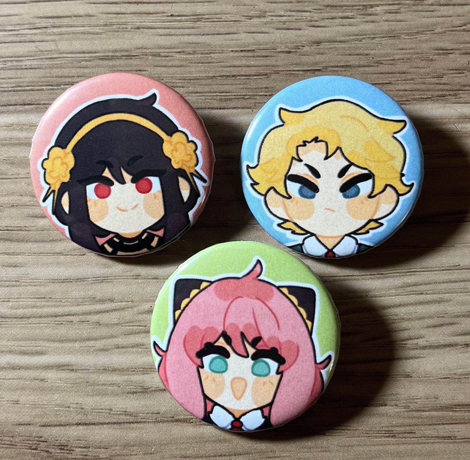 Spy X Family Button Pins! - Etsy