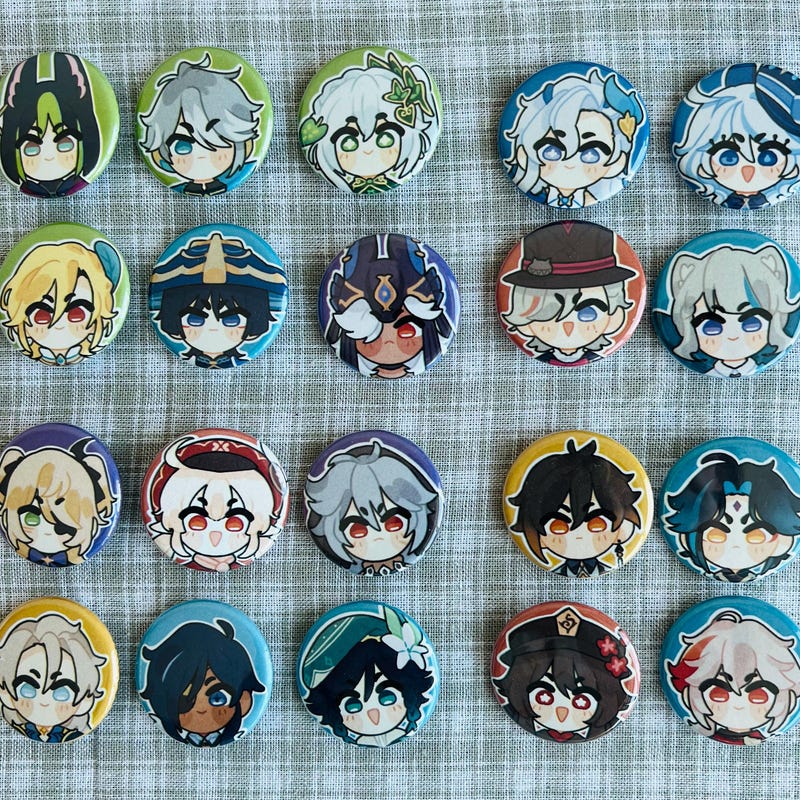 Genshin Badges Venti - Etsy