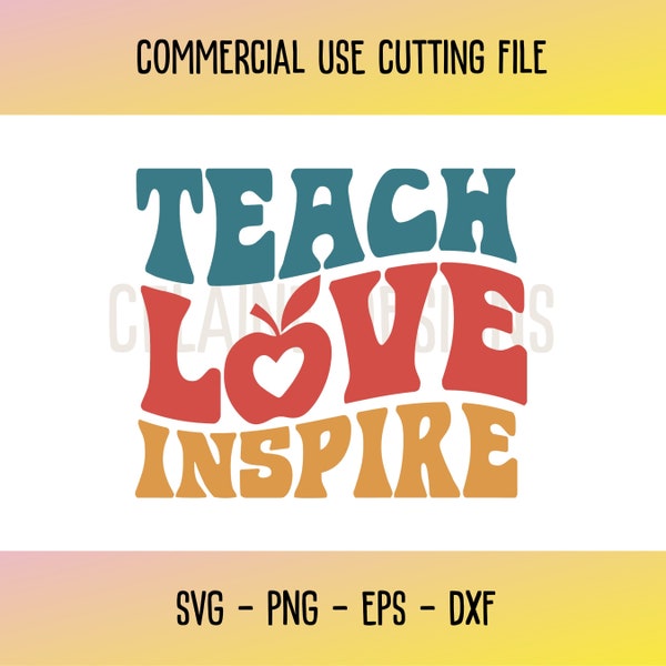 Teach Love Inspire - Etsy