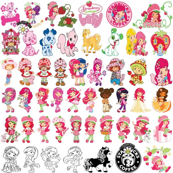 Strawberry Shortcake Svg - Etsy