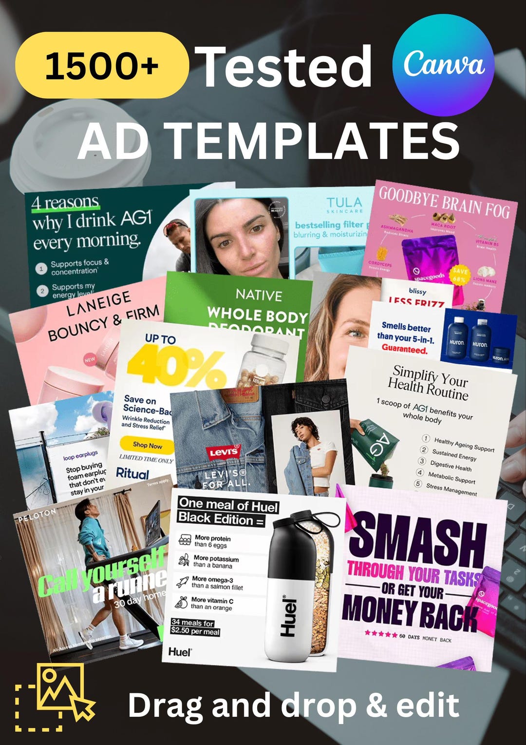 1500+ Winning Static Ads Canva Templates for High-converting Campaigns ...