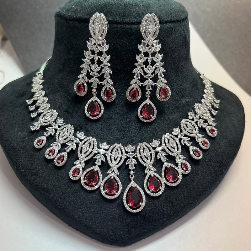 Indian Ruby Necklace - Etsy