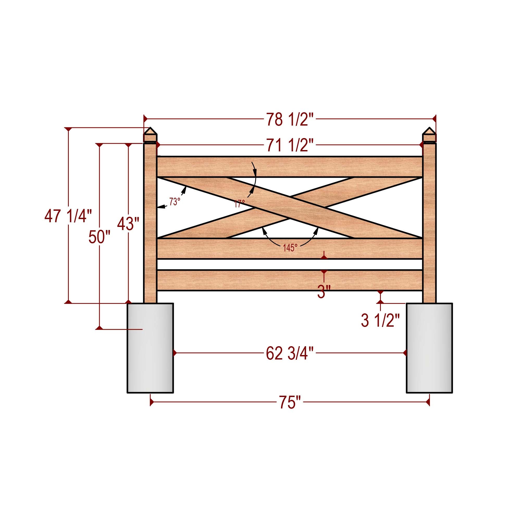 DIY Farmhouse Style Fence Panel Plans: Step-by-step Woodworking Guide ...