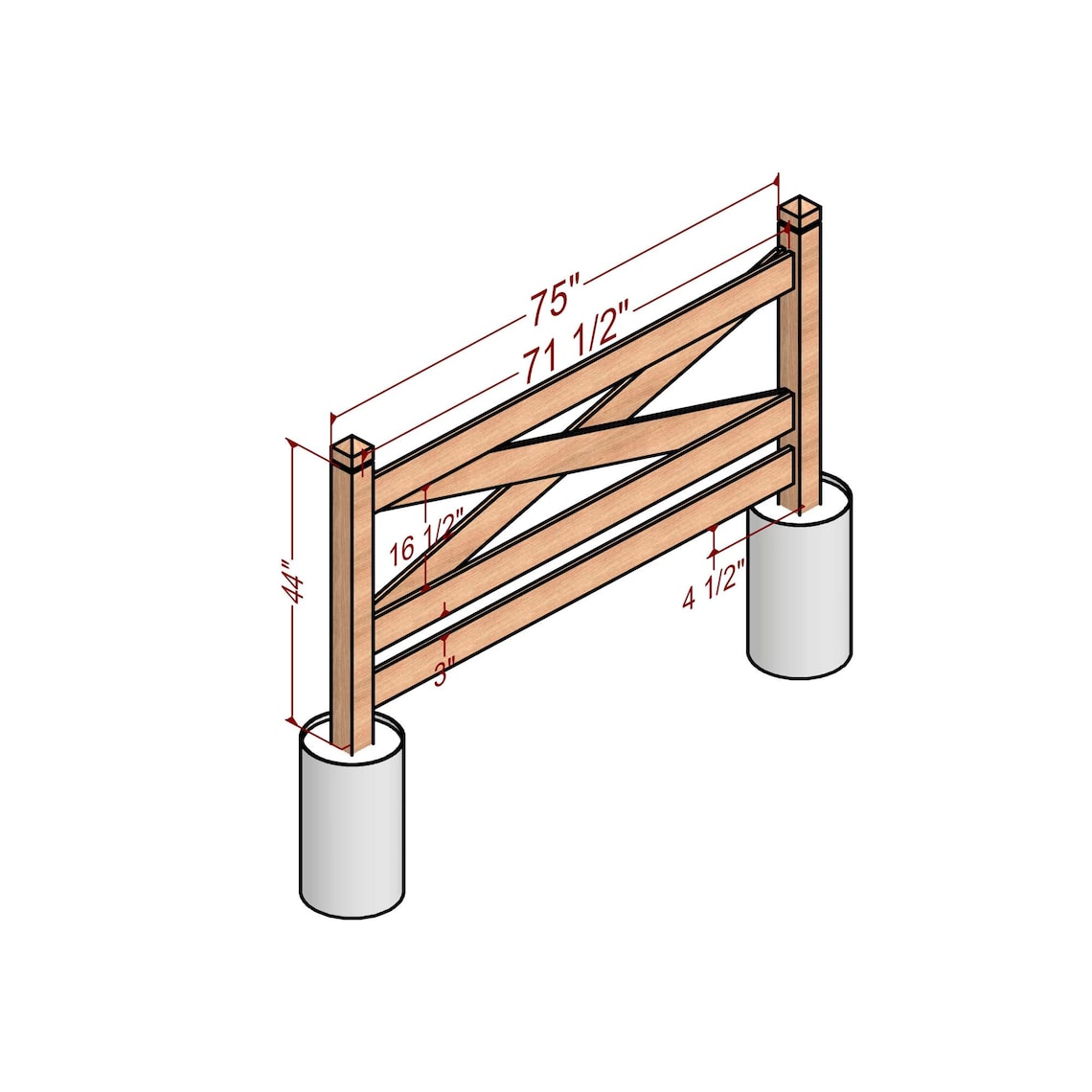 Diy Farmhouse Style Fence Panel Plans Step By Step Woodworking Guide