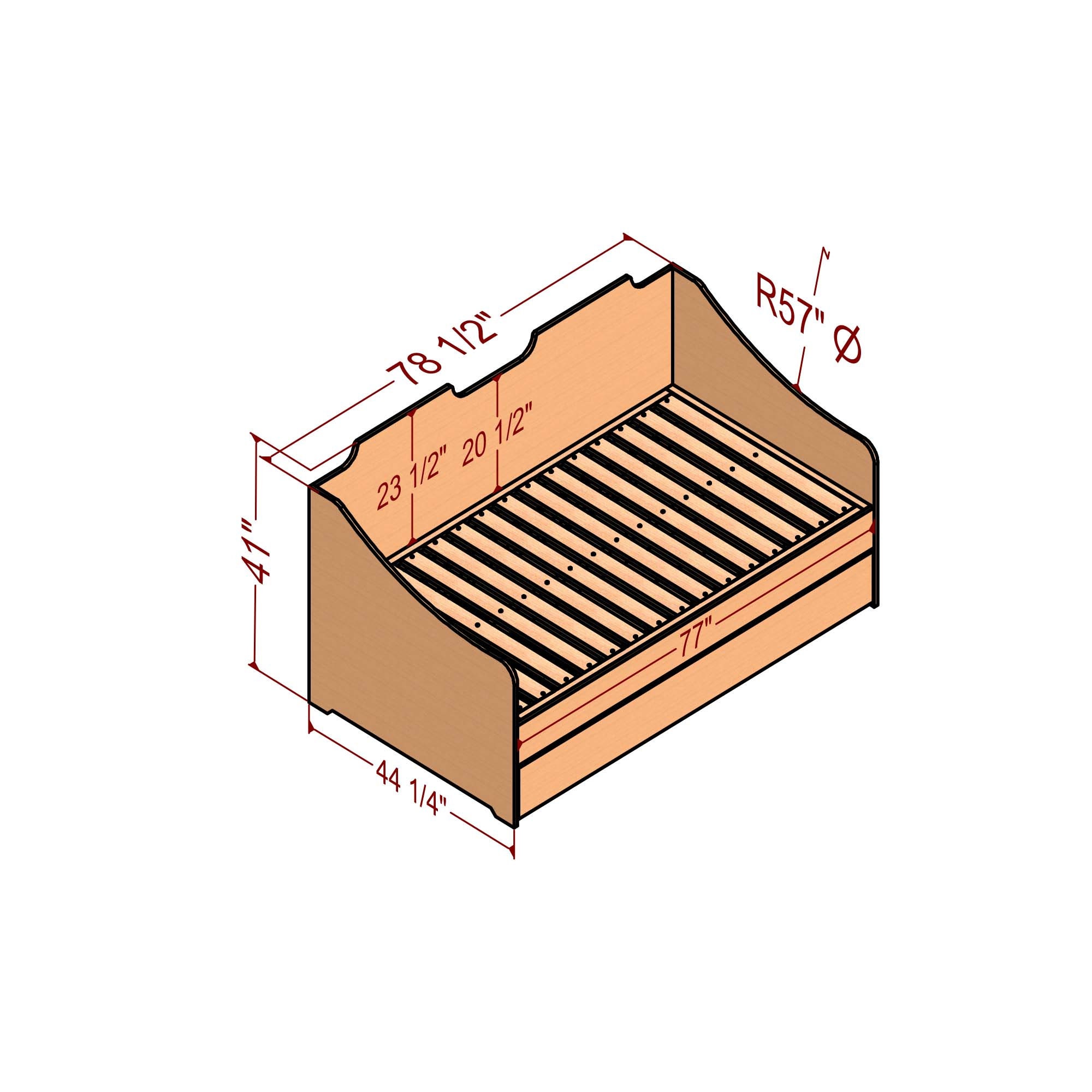 DIY Modern and Functional Bed Plan - Etsy