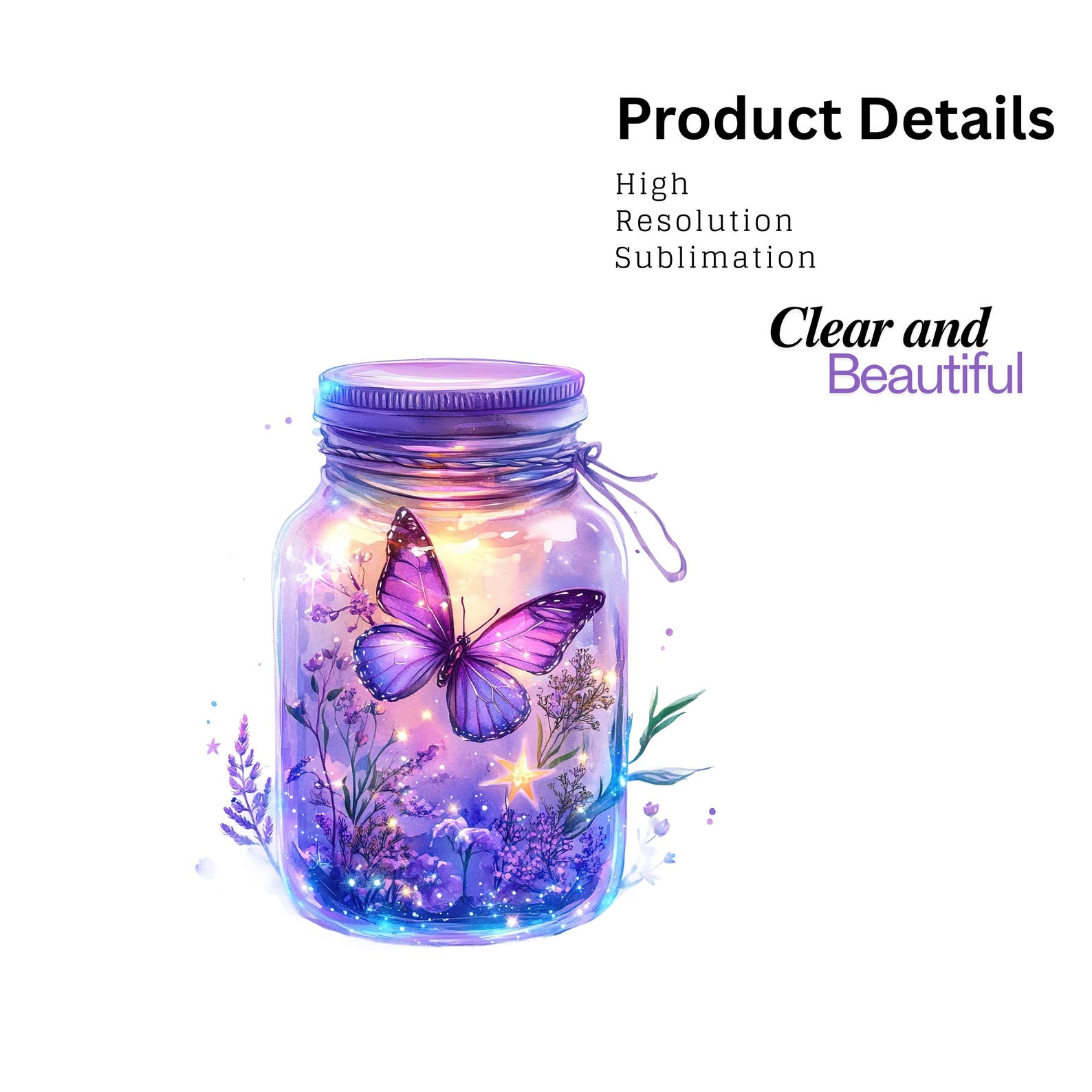 90 Purple Butterfly Clipart Bundle PNG | Watercolor Lavender Butterfly ...