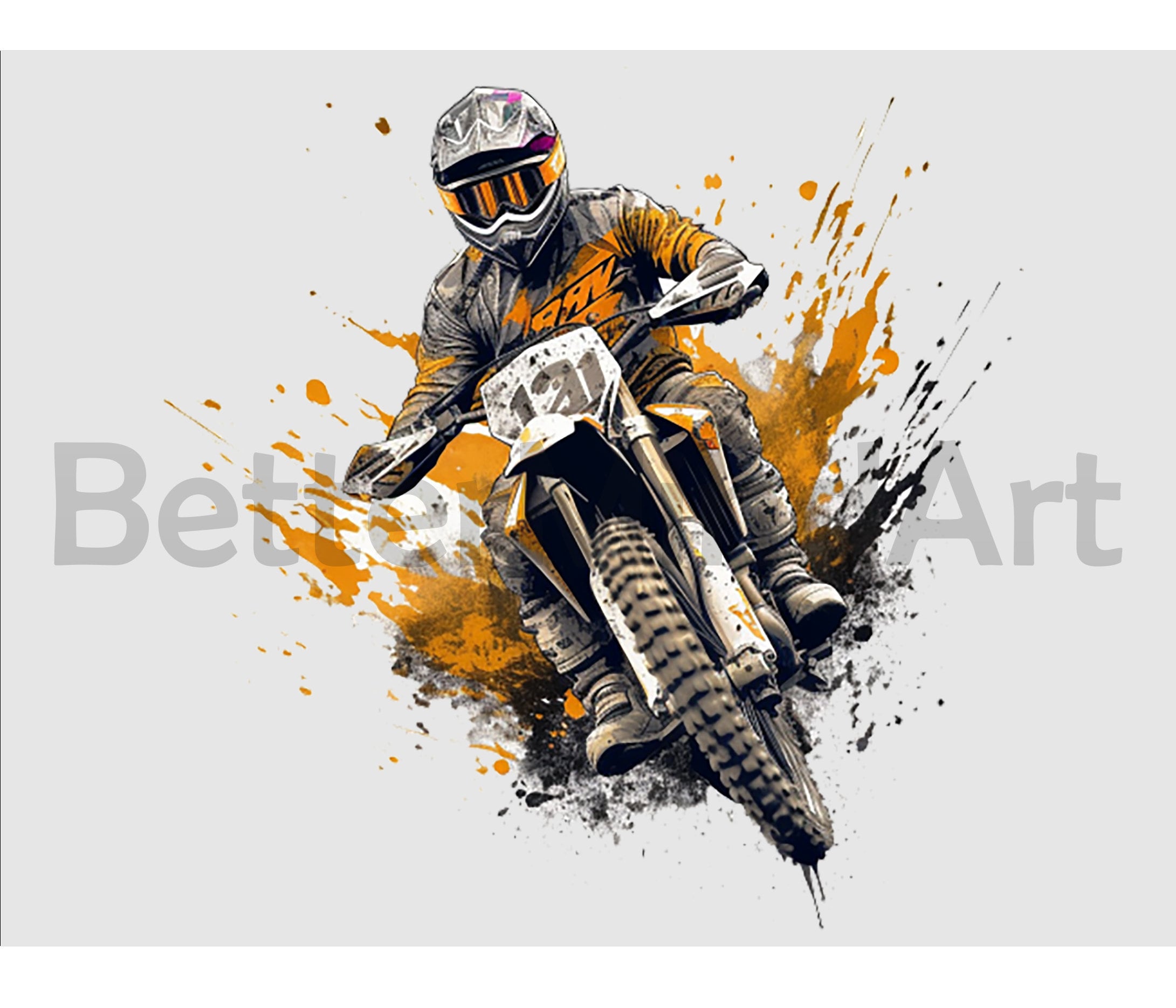 Motocross Rider PNG Sublimation Designs - Dirt Bike PNG , Motocross ...