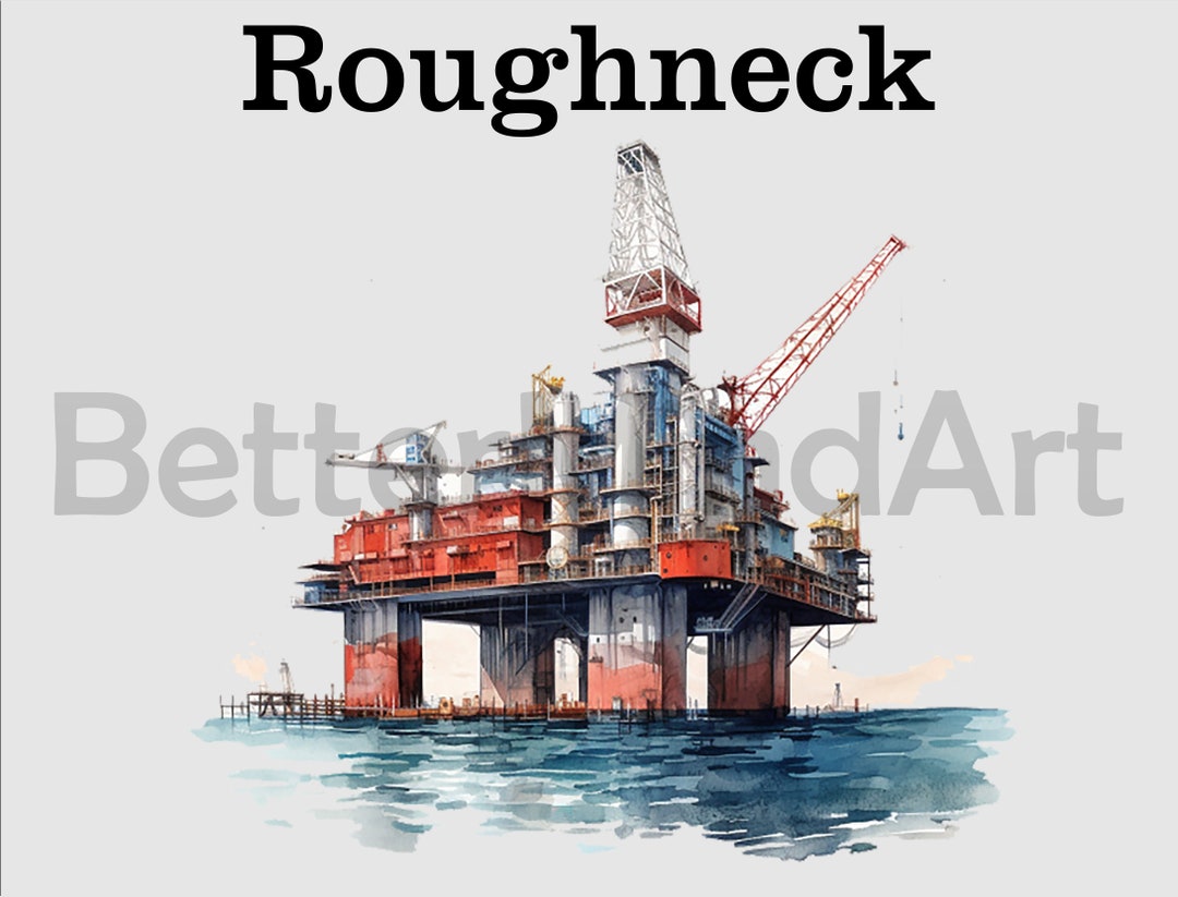 Oil Rig PNG , Sublimation Designs, Digital Download, Oil Rig Png, Oil Clipart, Roughneck Png - Etsy