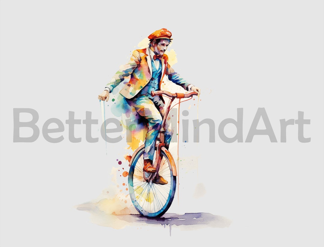 Cool Unicycle Rider Sublimation Designs T-shirt, Unicycle Png, Unicycle ...