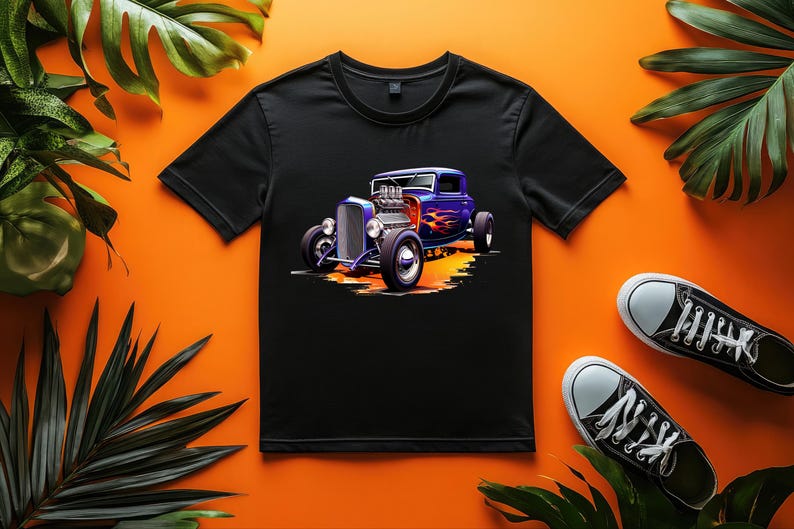 Cool Classic Hot Rod Car Sublimation Designs - Hot Rod PNG , Hot Rod ...