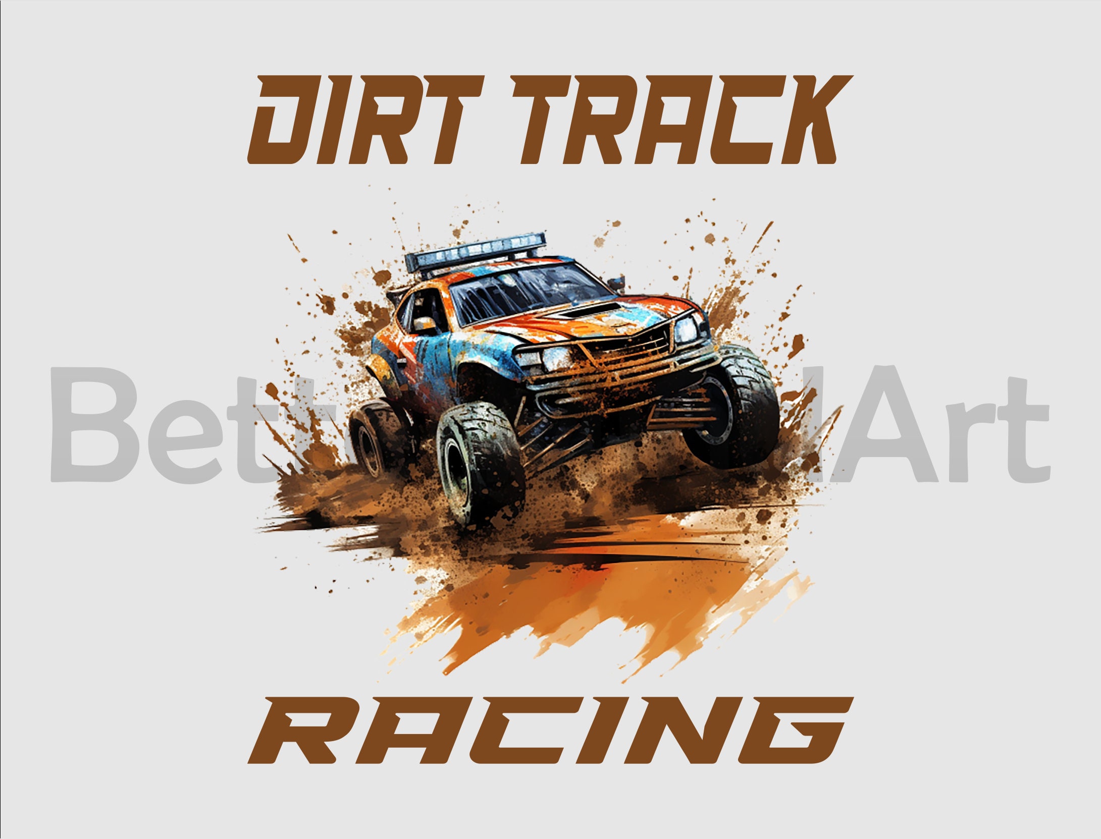 Dirt Track Racing PNG Sublimation Designs Dirt Racing PNG , 4x4 Clipart ...
