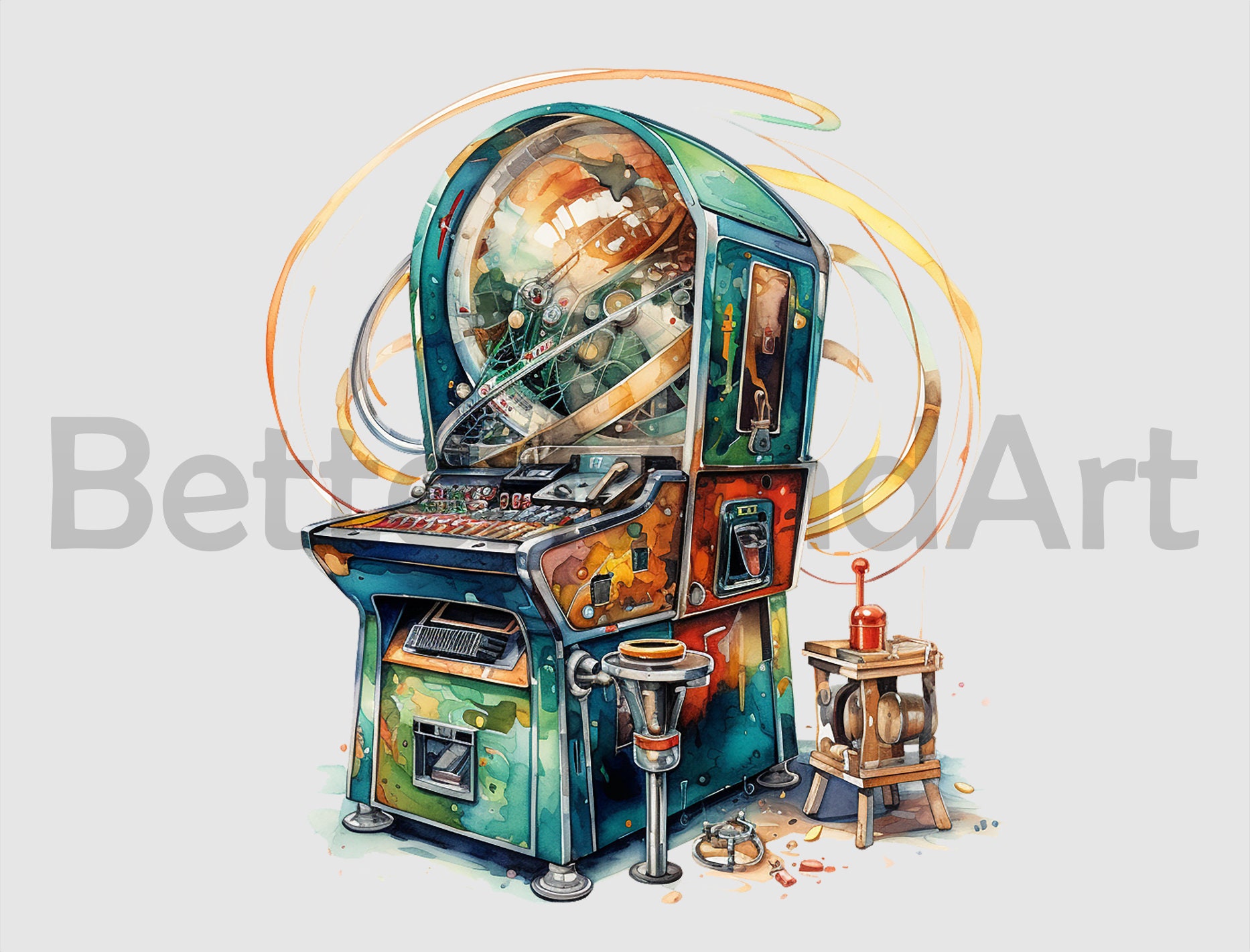 Unique Pinball Machine Sublimation Designs T-shirt, Pinball Png ...