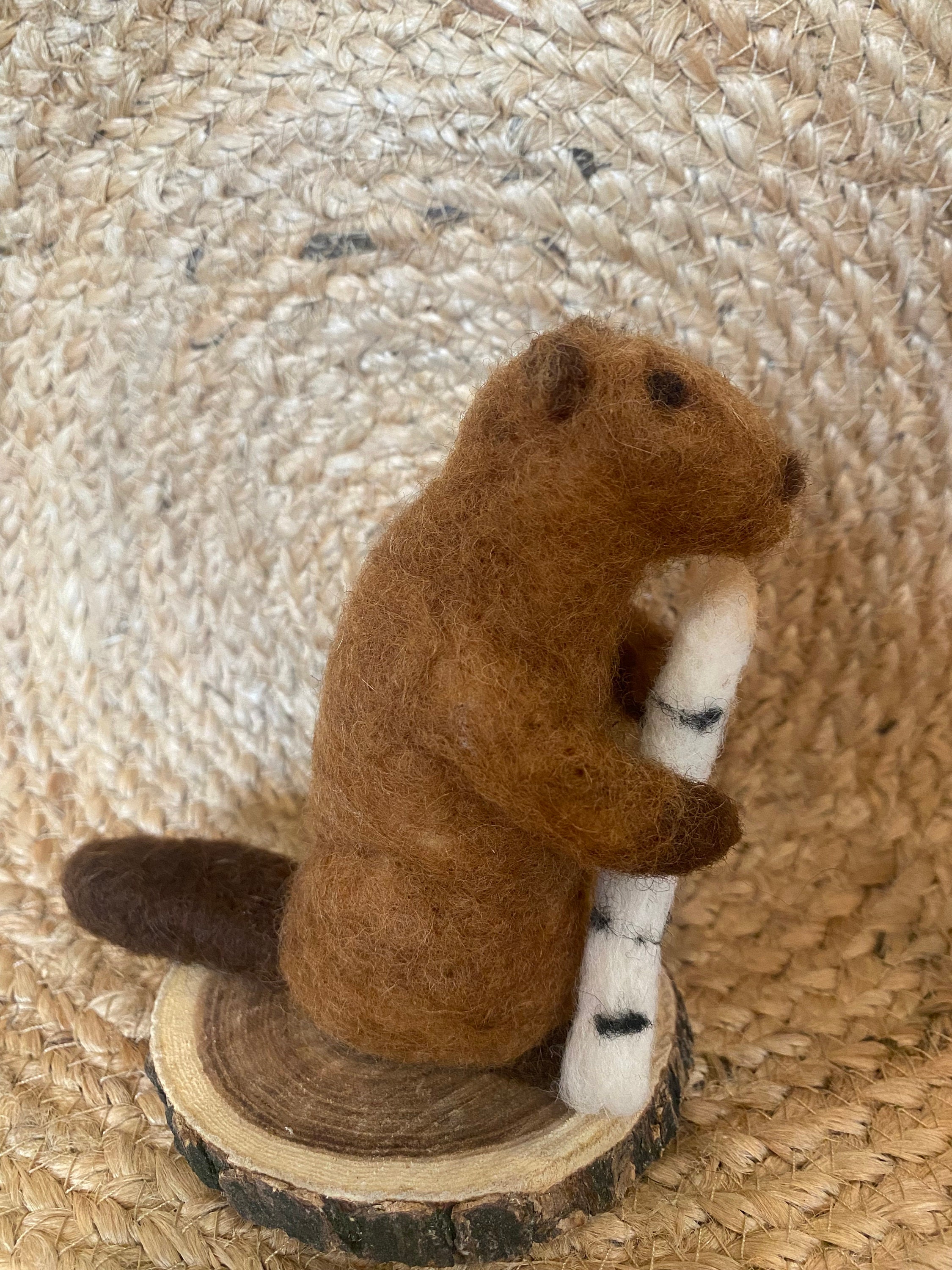 Needle Felted Beaver - Etsy