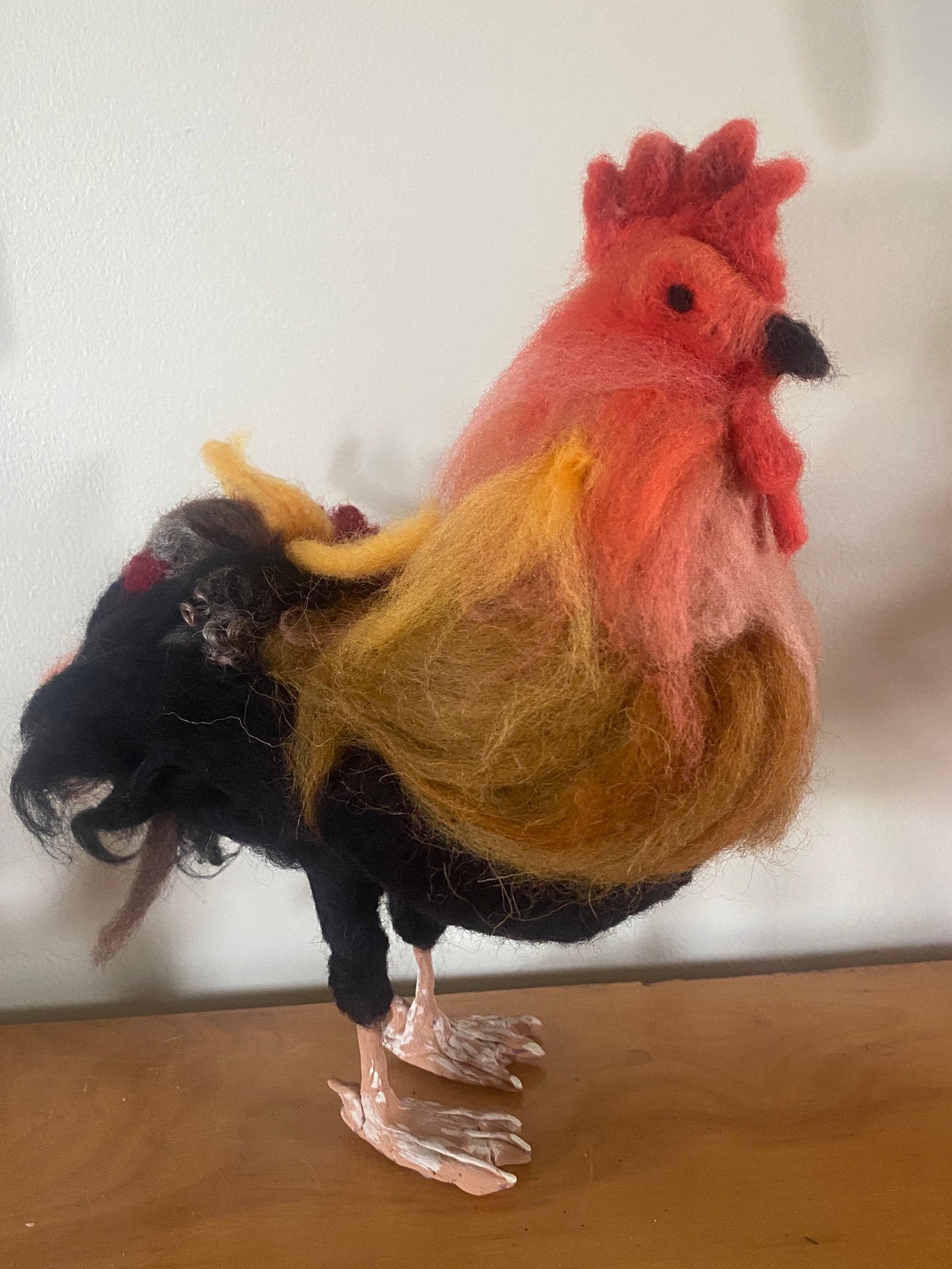 Needle Felted Rooster - Etsy