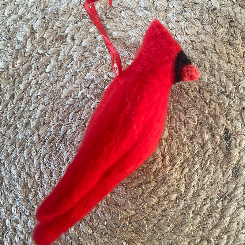 Needle Felt Cardinal - Etsy