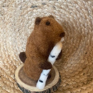 Needle Felted Beaver - Etsy