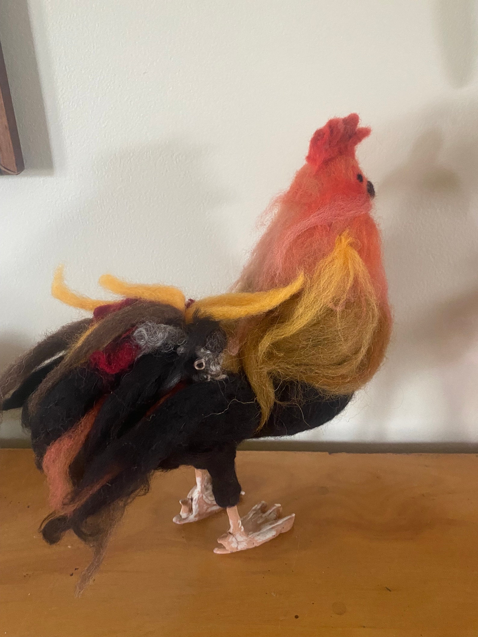 Needle Felted Rooster - Etsy