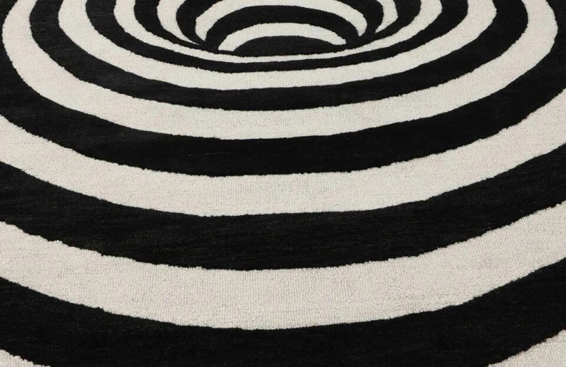 Round Hand Made Tufted Rugs 100% Fine Wool for Living Room Bed Room ...