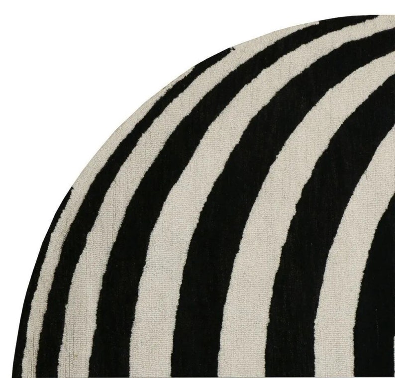 Round Hand Made Tufted Rugs 100% Fine Wool for Living Room Bed Room ...