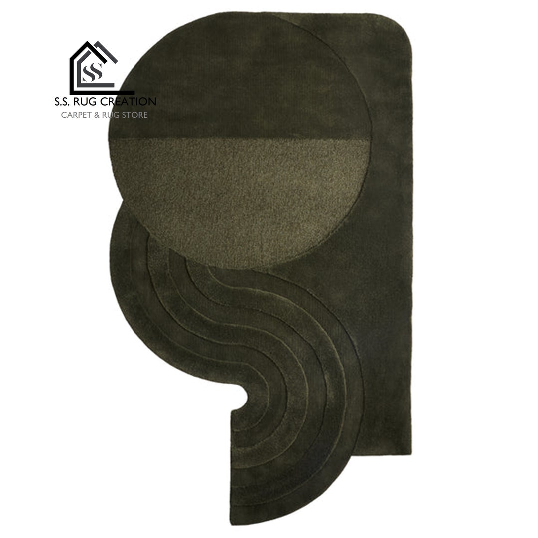 Irregular Shape Hand Made Tufted Rugs for Living Room, Bed Room, Dining ...