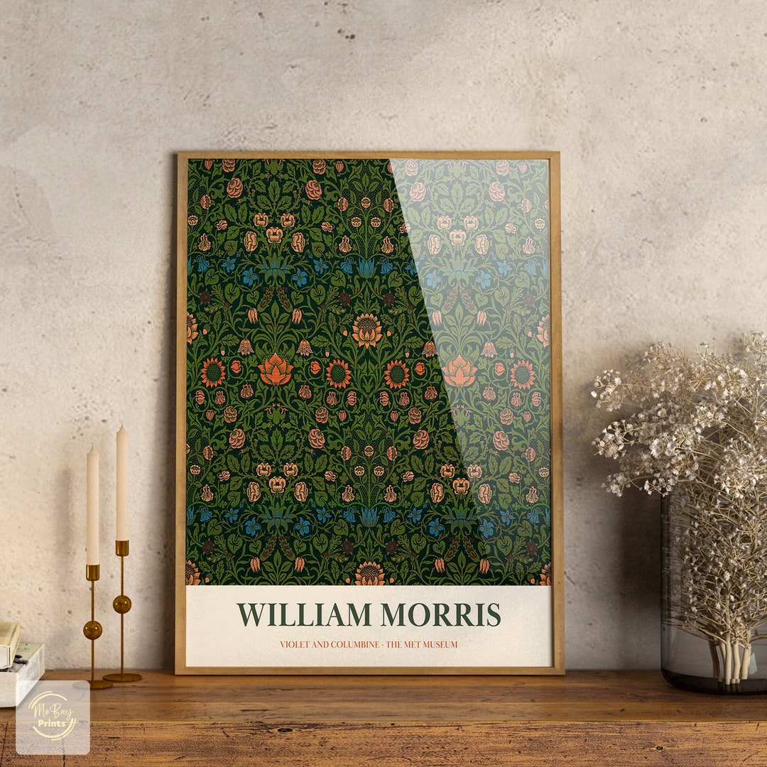 William Morris Violet and Columbine, 1883 William Morris Artwork ...
