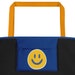 Large Text Graphic Blue Tote Bag 16" X 20" | Large Beach Bag - Etsy