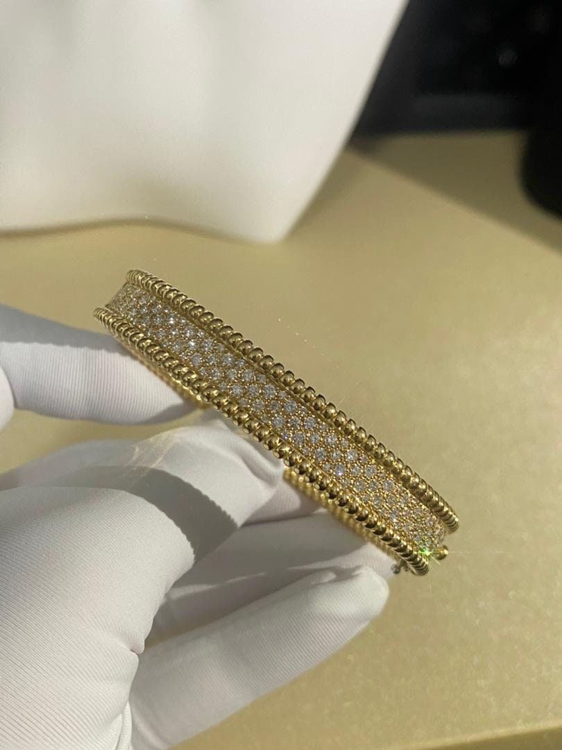 Van Cleef and Arpels Diamond Bangle - Etsy
