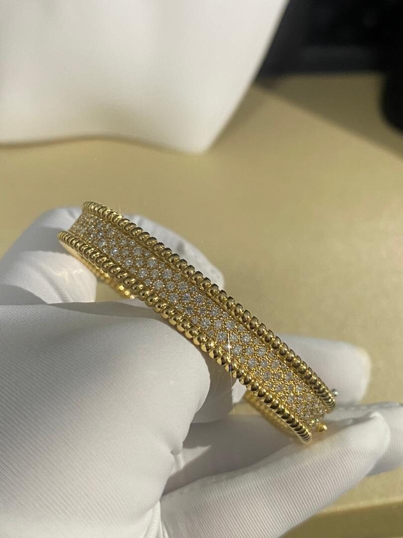Van Cleef and Arpels Diamond Bangle - Etsy