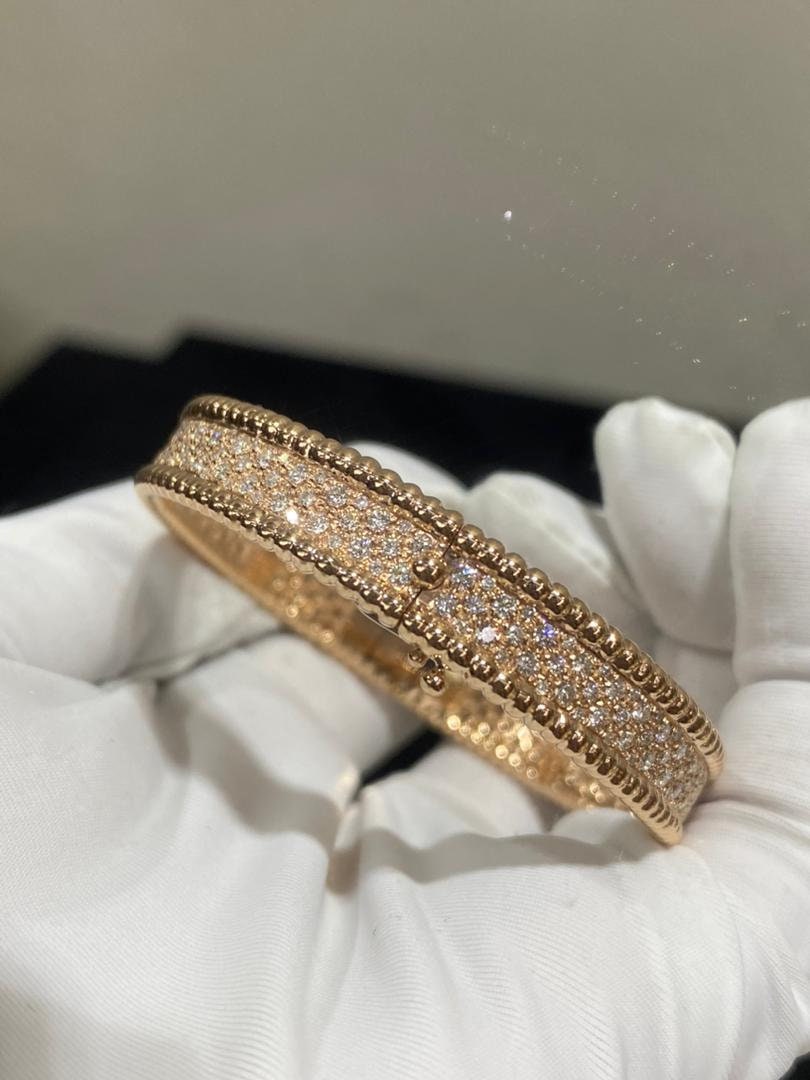 Van Cleef and Arpels Diamond Bangle - Etsy