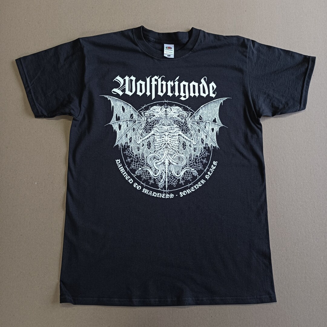 WOLFBRIGADE - Damned to Madness - T-shirt - Etsy