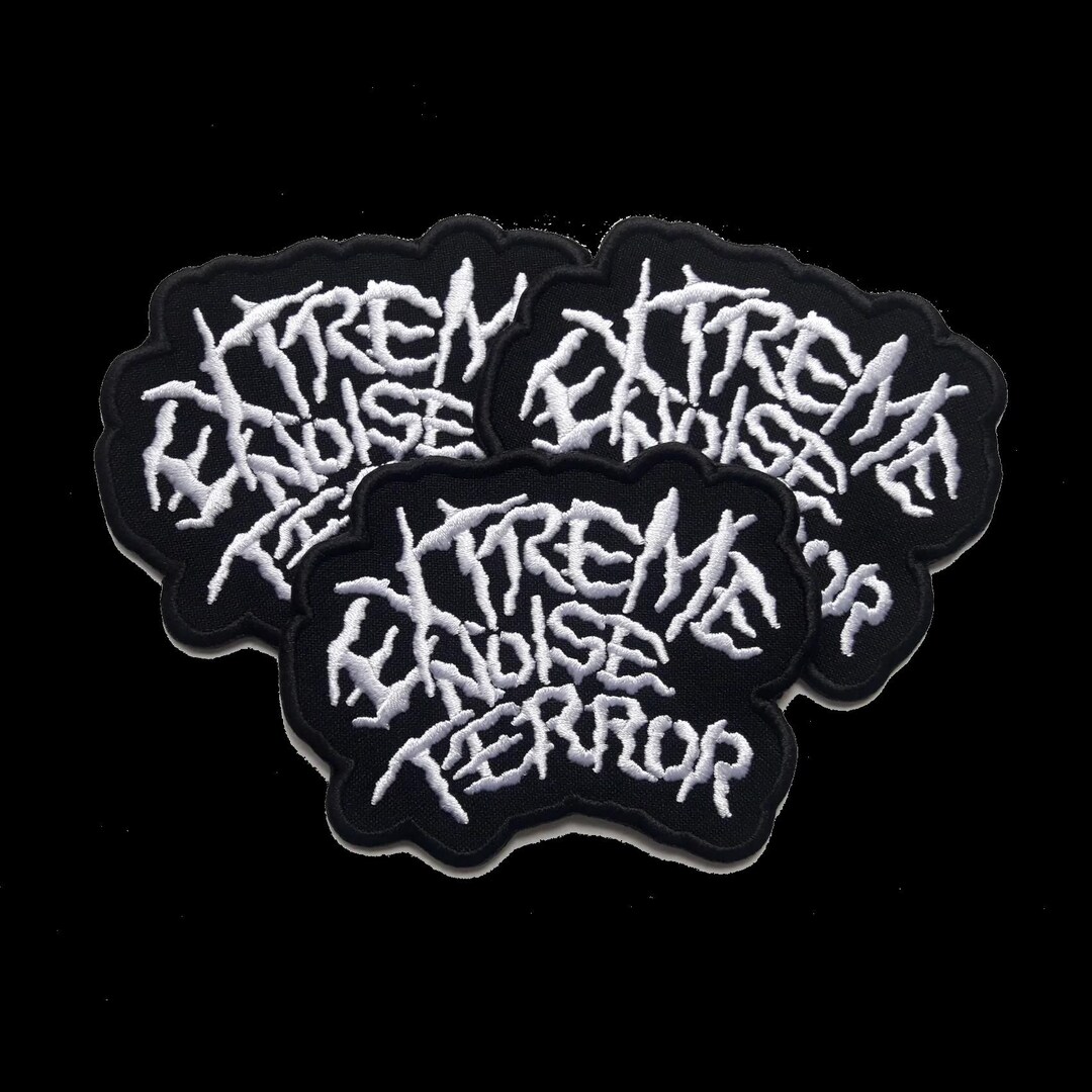 EXTREME NOISE TERROR - Logo - Embroidered Patch (punk, Metal, Crust) - Etsy