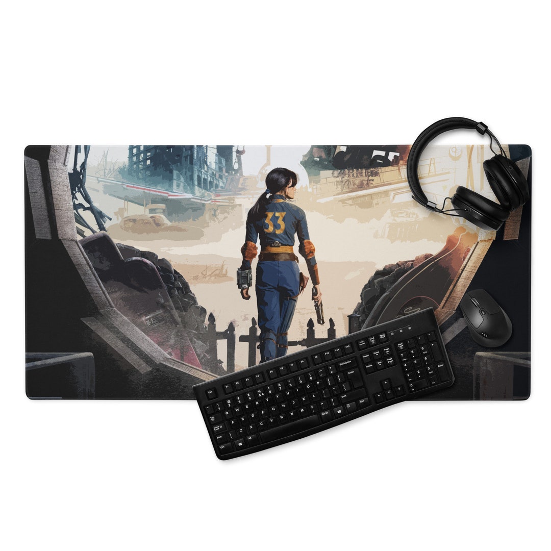 33 Vault Dweller Gaming Mouse Pad Wanderer Lucy Wasteland Suit Tec ...