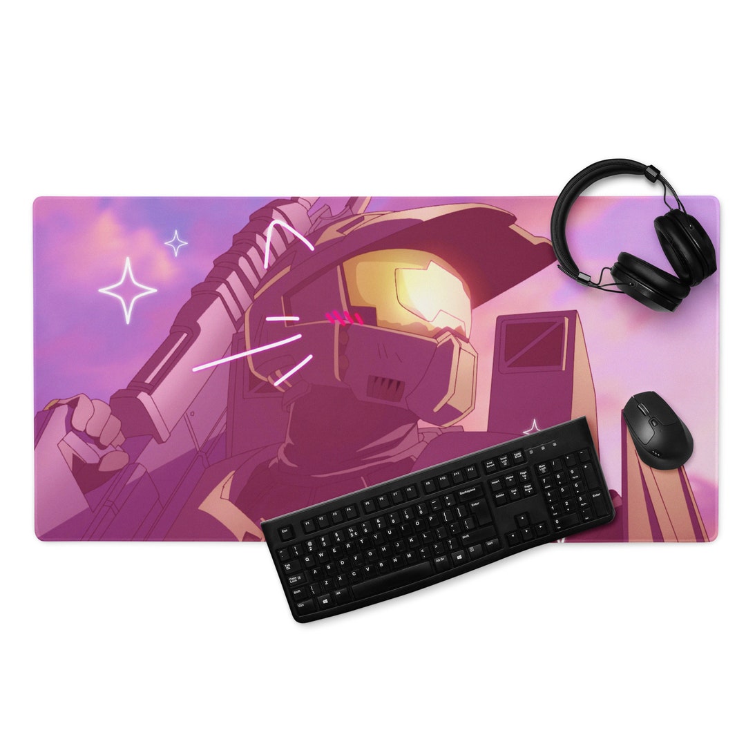 Uwu Kawaii Master Chief Gaming Mouse Pad Halo Silly Meme Girly Cozy ...