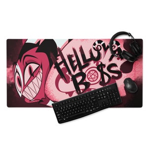 Blitzo Helluva Boss Gaming Mouse Pad Hell Show Imp Hotel I.M.P ...