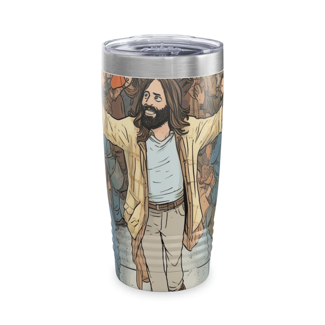 Jetway Jesus Among the Heathens Ringneck Tumbler, 20oz - Etsy