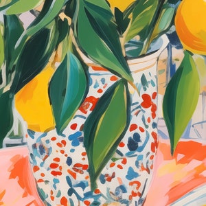 Henri Matisse Open Window Fauvism Painting, Lemons Wall Art, Modern ...