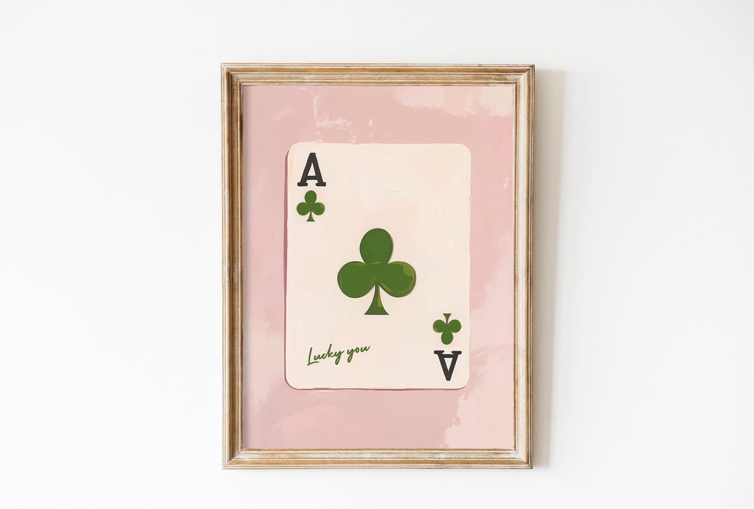 Ace Card Printable Saint Patrick's Day Print Lucky You We Print ...