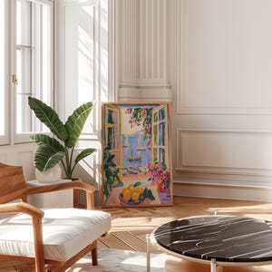Matisse Open Window Print: Fauvism Coastal Sailing Art (digital ...