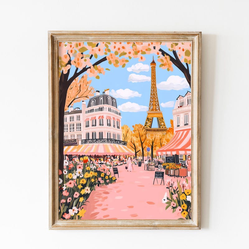 Paris Flower Market - Etsy