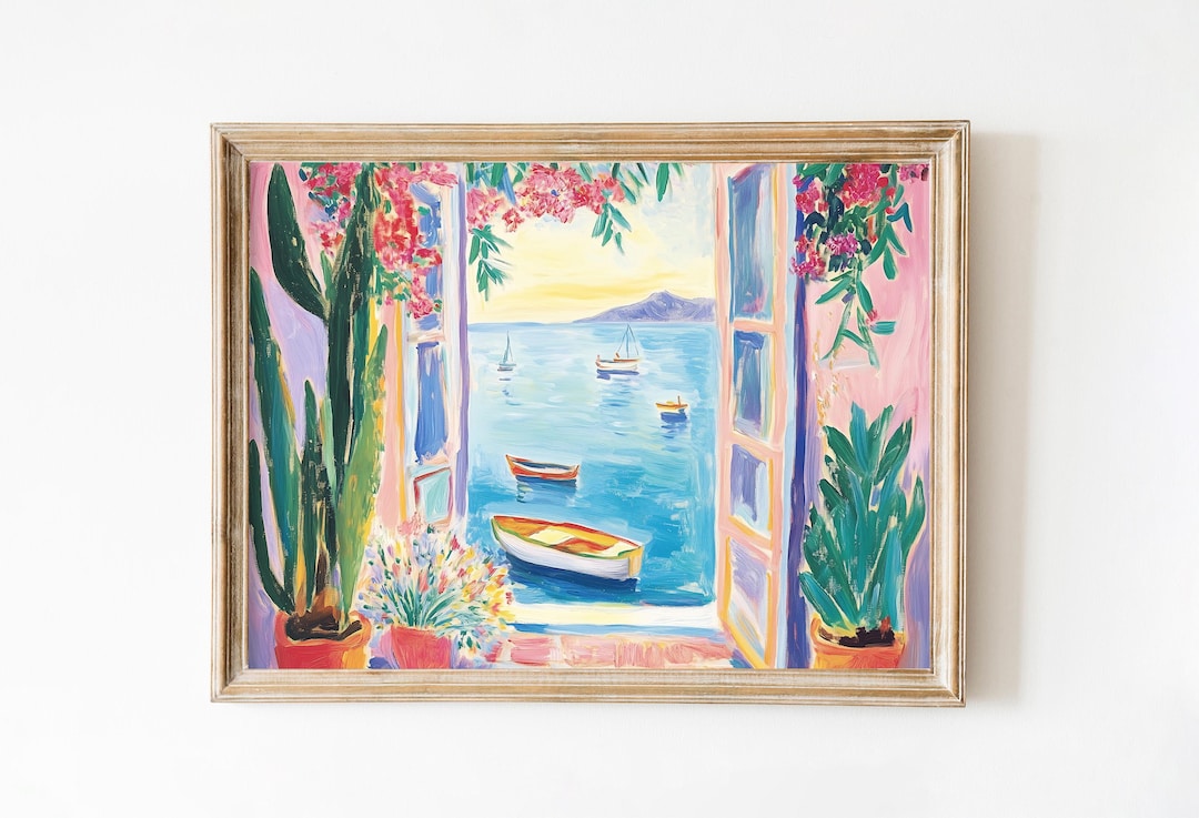 Henri Matisse Open Window Fauvism Painting, Sailing Art, Costal ...