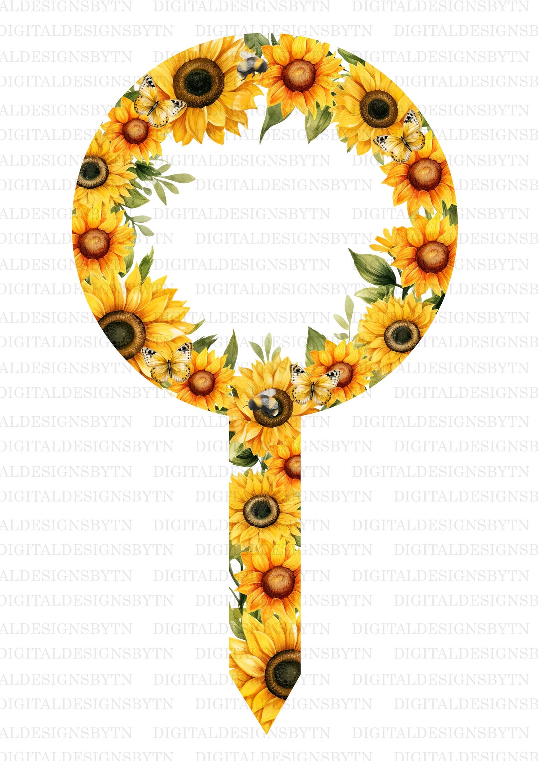 Sunflower Garden Sign PNG Digital Download Instant Download - Etsy