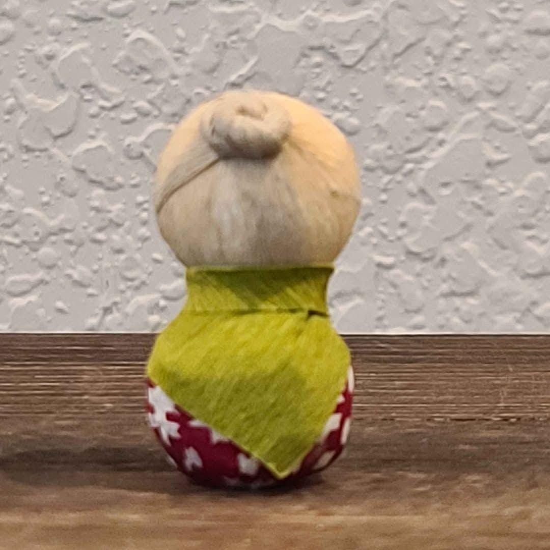 Mini Okiagari Koboshi Obaasan Grandma Doll in Kimono 1.75" - Etsy