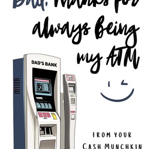 Father's Day Funny Printable Foldable Card Template Fathers Day Card ...